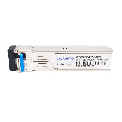 中国 2チャネルGLC-2BX-UのためのTX1310nm/RX1490nm CSFP Ciscoのトランシーバー モジュール10km 販売のため