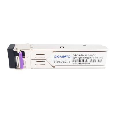 中国 多用性がある2チャネルTX1490nm/RX1310nm 10km Cisco GLC-2BX-D CSFPのトランシーバー 販売のため