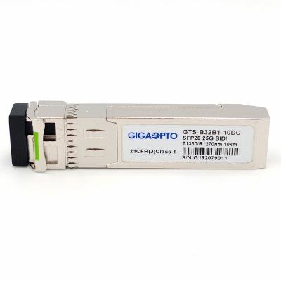 Cina DOM ottici semplici del modulo del ricetrasmettitore di SFP28 25GBASE TX-1330nm RX-1270nm 10km LC SMF in vendita