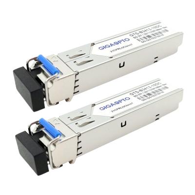 Cina Ethernet compatibile TX1310nm RX1490nm 10km SMF di Cisco GLC-BX-U SFP BiDi 1.25G in vendita