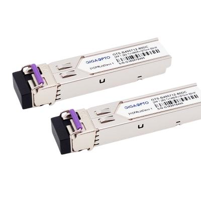 Cina Ricetrasmettitore GLC-BX80-U di Ethernet dei DOM LC 1.25G Cisco di WDM 80km SMF di TX1490nm RX1570nm in vendita