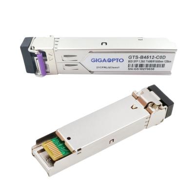 Cina Ricetrasmettitore LC 120km di 1000BASE-BX SFP 1490nm/1550nm Cisco BIDI per SMF GLC-BX120-U in vendita