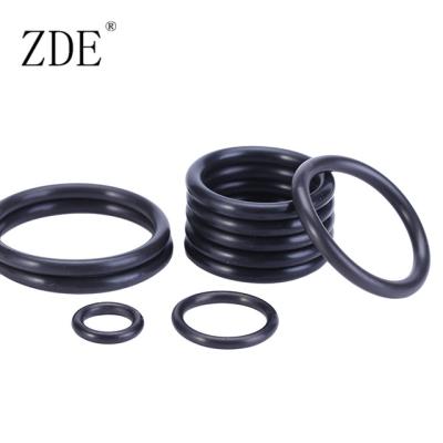 China Black Metric Size High Temperature Standard Nitrile Rubber O Ring Seals For Plumbing for sale