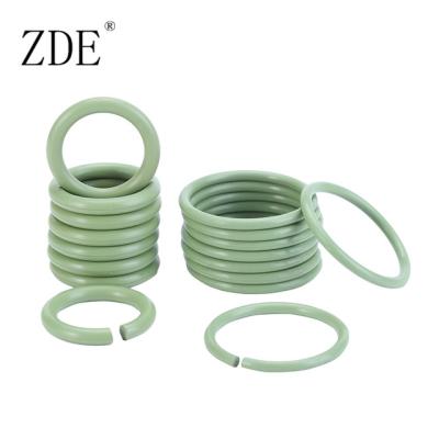 China Heavy Duty Green FKM Fluororubber Rubber O-Ring Oil Seal Gaskets for sale