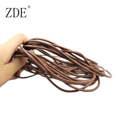 China Brown Fluorine Soft Oil Seal O-Ring Rubber Washer Gasket FKM FPM for sale