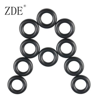 China Black Buna Nitrile Rubber Rings Sealing O Rings 3mm Oil Resistance For Pipe Fittings for sale