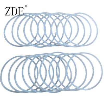 China High Temperature Vulcanizing Clear Transparent Silicone O-Ring Stock for sale