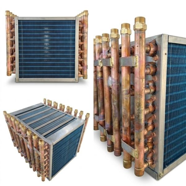 Quality Finned Condenser-evaporator, Central Air Conditioning Heat Exchanger for sale