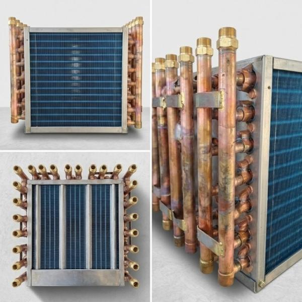 Quality Finned Condenser-evaporator, Central Air Conditioning Heat Exchanger for sale