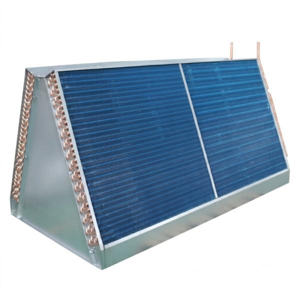 Quality V Type Condenser Heat Pump Condenser Air Conditioner Condenser Condenser Manufacturer for sale