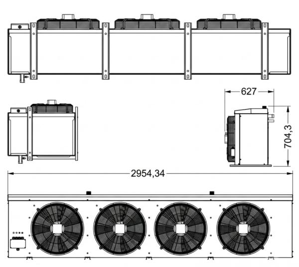 Quality Air Cooler For Cold Room With Different Temperature Standard for sale
