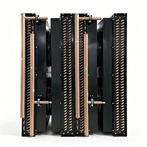 Quality Copper Tube Finned Condenser Radiator Condensing Unit for sale