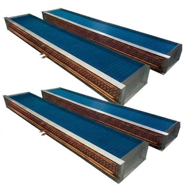 Quality Copper Tube Aluminum Fin Evaporator Refrigerator Condenser Coil Finned Tube Heat Exchanger for sale