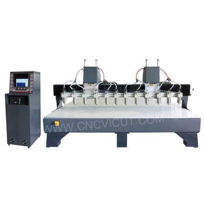 China Multi-head Wood Carving CNC Router for sale
