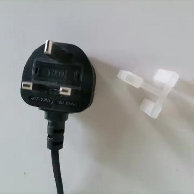 China XianDa Swivel Ac UK 2 Pin Plug To IEC C7 Connector Euro plug Power Cable Electrical Extension Cord AC UK Power Cord for sale