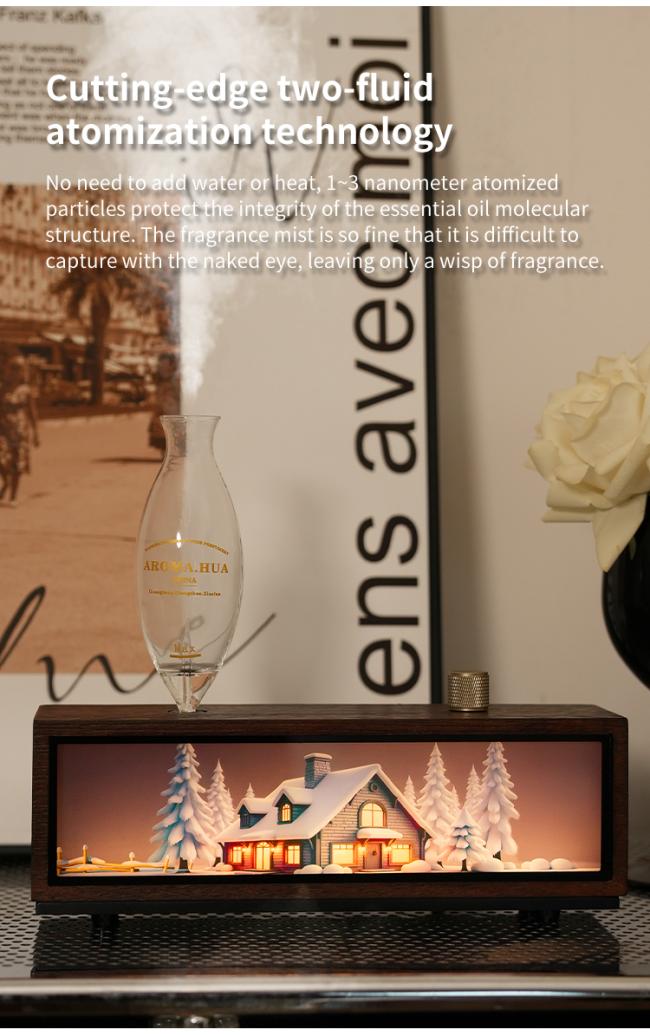 Snowman diffuser packaging