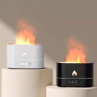 China Flame Design Air Humidifier Diffuser 250Ml Aromatherapy Humidifier With Timing Controls for sale