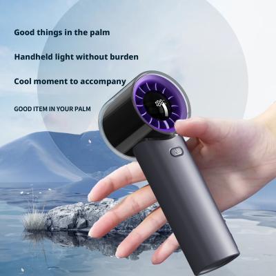 China High Speed Quiet Mini Portable Fan With 3000mAh Battery Handheld USB Blower Fan for sale