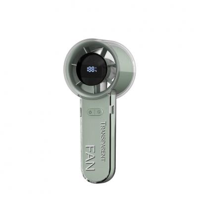 China 2000mAh Battery Mini Portable Fan Digital Display for Commercial and Household Use for sale