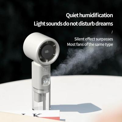 China Usb Rechargeable Mini Portable Fan With 2000mAh Battery Lightweight Adjustable Speed for sale