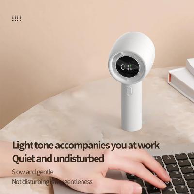 China 1800mAh Battery Handheld Fan with Brushless Motor and Humidify Function for Personal Cooling for sale