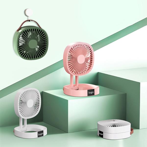 Quality Rechargeable 2000mAh Battery Portable Desk Fan With Hook High Speed Humidify Function for sale