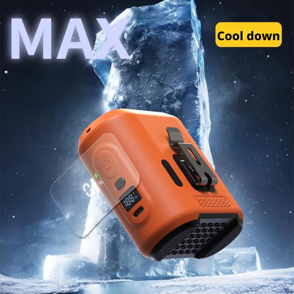Quality 8000mAh Battery Portable Neck Fan With 4 Mode Versatility Lightweight Design for sale