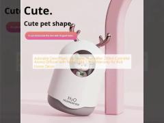 Adorable Deer Plastic Ultrasonic Humidifier 230ml Cool Mist Aroma Diffuser with Night Light 1 Year Warranty for Kids Home Decor