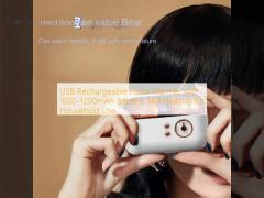 USB Rechargeable Hand Warmer with 1000-1200mAh Battery, Self-Heating for Household Use