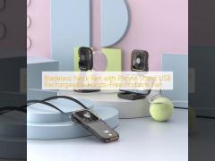 Bladeless Neck Fan with Phone Stand USB Rechargeable Hands-Free Portable Fan