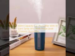 300ml Capacity Car Humidifier With AI Scent Spray And 36db Noise Level Ultrasonic Humidifier