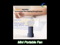 customized 3000mah battery brushless motor lightweight mini portable handheld usb fan