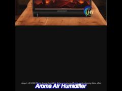 flame aroma humidifier with enhanced aroma diffusion and flame effect
