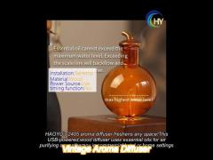 commercial use electric essential oils aroma diffuser usb powered wooden air diffuser