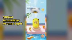 300ml USB Humidifier Aroma Diffuser RGB Light