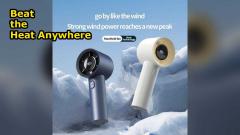 Portable Mini Fan Rechargeable AC Outdoor Cooling