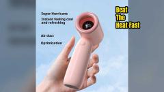 Portable Mini Fan Brushless Motor High Speed Cooling