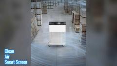 Smart Air Purifier White Light Screen Portable Cleaner