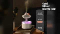 Cloud Rainbow Diffuser Relaxing Bedroom Ambiance