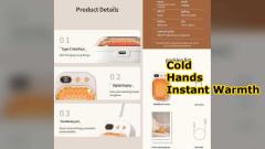 Warm Hands Instantly Rechargeable Hand Warmer