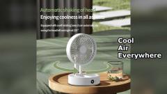 Portable Desk Fan Cools Any Space Quietly