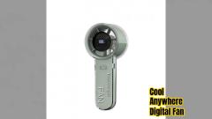 Mini Fan Digital Display Portable Cooling