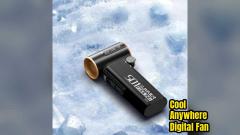 Digital Display Foldable Fan 3000mAh Power