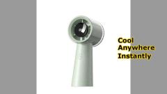 100 Gear Mini Fan Digital Display USB Portable