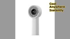 Mini Portable Fan Rechargeable 2000mAh Digital Display
