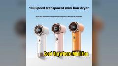 Smart Mini Fan Easy Carry Bedroom Travel Cool