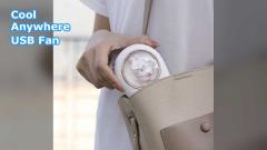 Neck Fan 2000mAh USB Humidify Cool