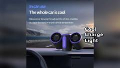 3-in-1 Portable Fan 8000mAh LED Flashlight