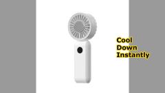 Custom Mini Fan Digital Display 100 Speeds