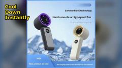 Folding Mini Fan Wearable Personal Cooling